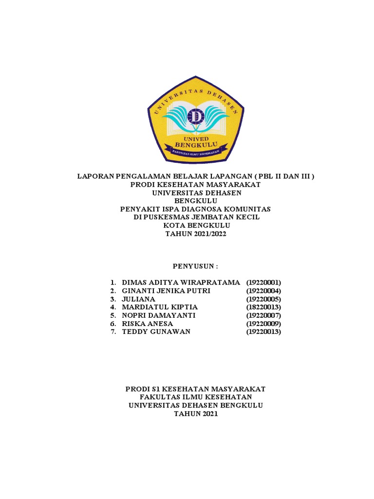 Contoh PBL II Dan III Revisian 15 | PDF