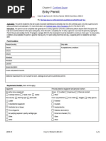 Safe Work Permit Form | PDF | Safety | Chemistry