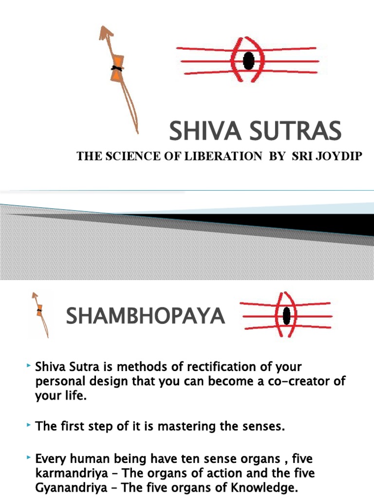 Shiva Sutras: The Science of Liberation by Sri Joydip | Download Free ...