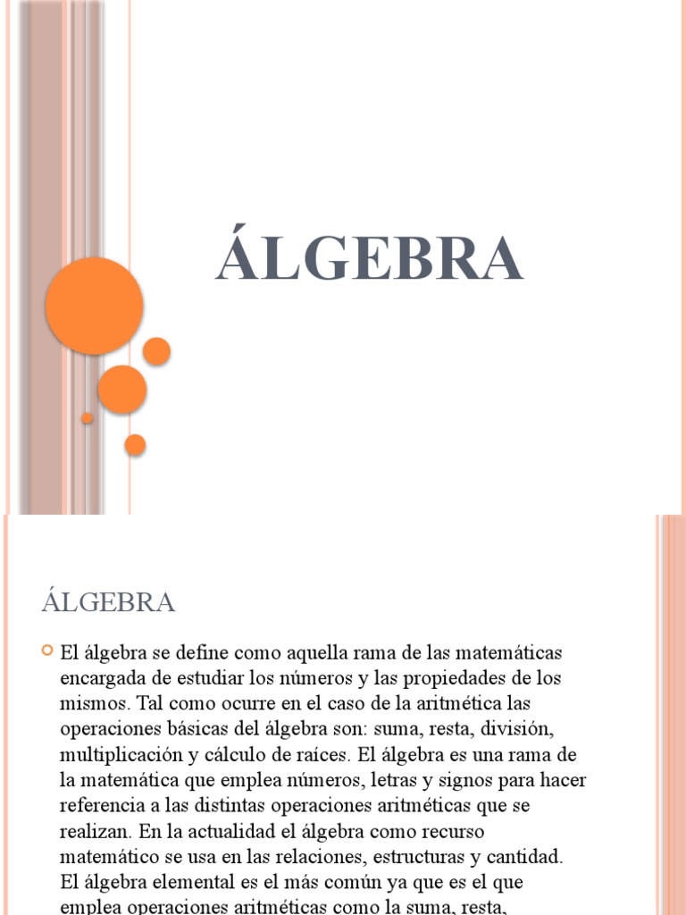 Algebra Grupo 1 | PDF | Álgebra | Multiplicación
