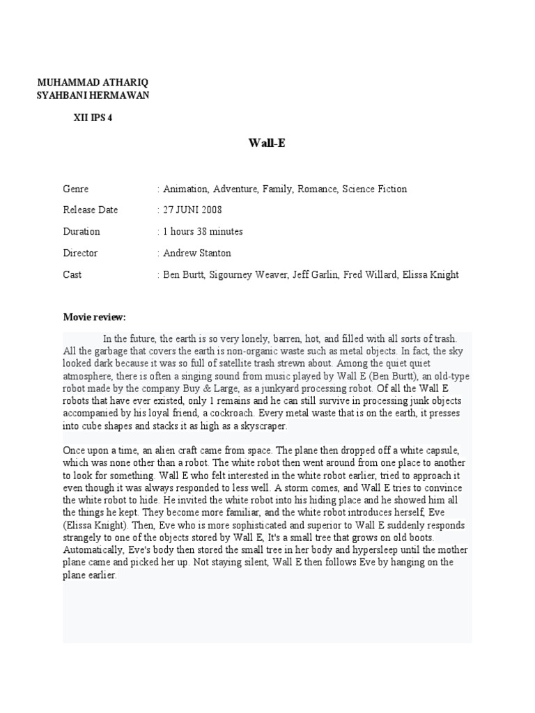 Wall-E: Andrew Stanton Ben Burtt, Sigourney Weaver, Jeff Garlin, Fred ...