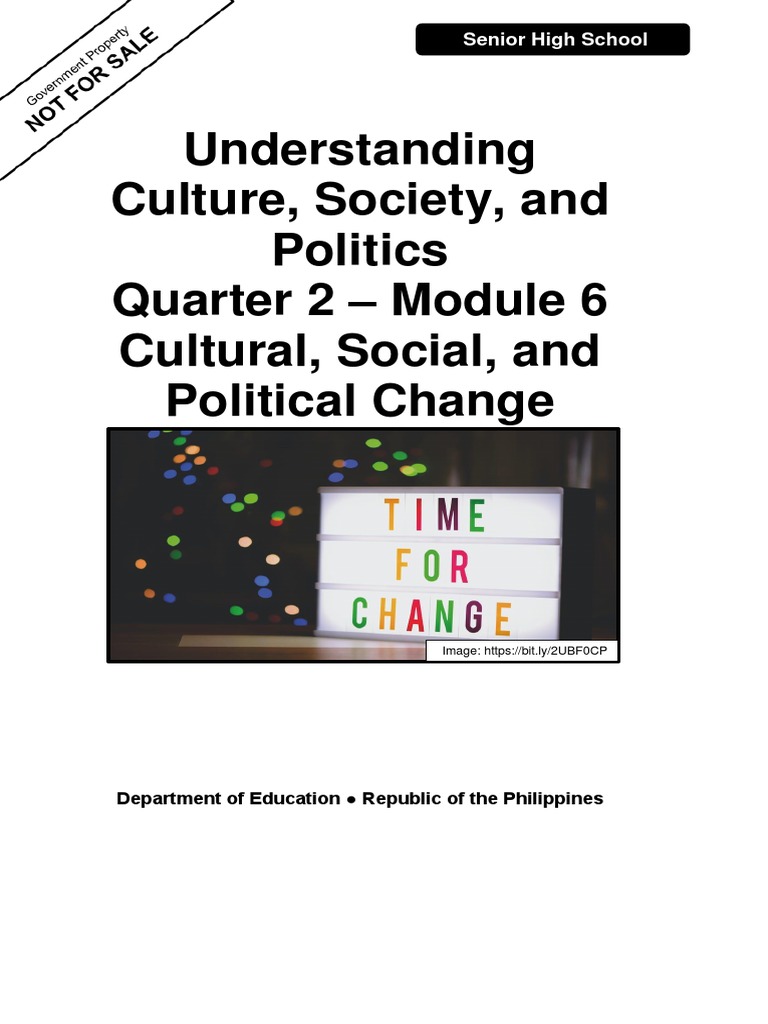 Understanding Culture, Society, and Politics Quarter 2 - Module 6 ...