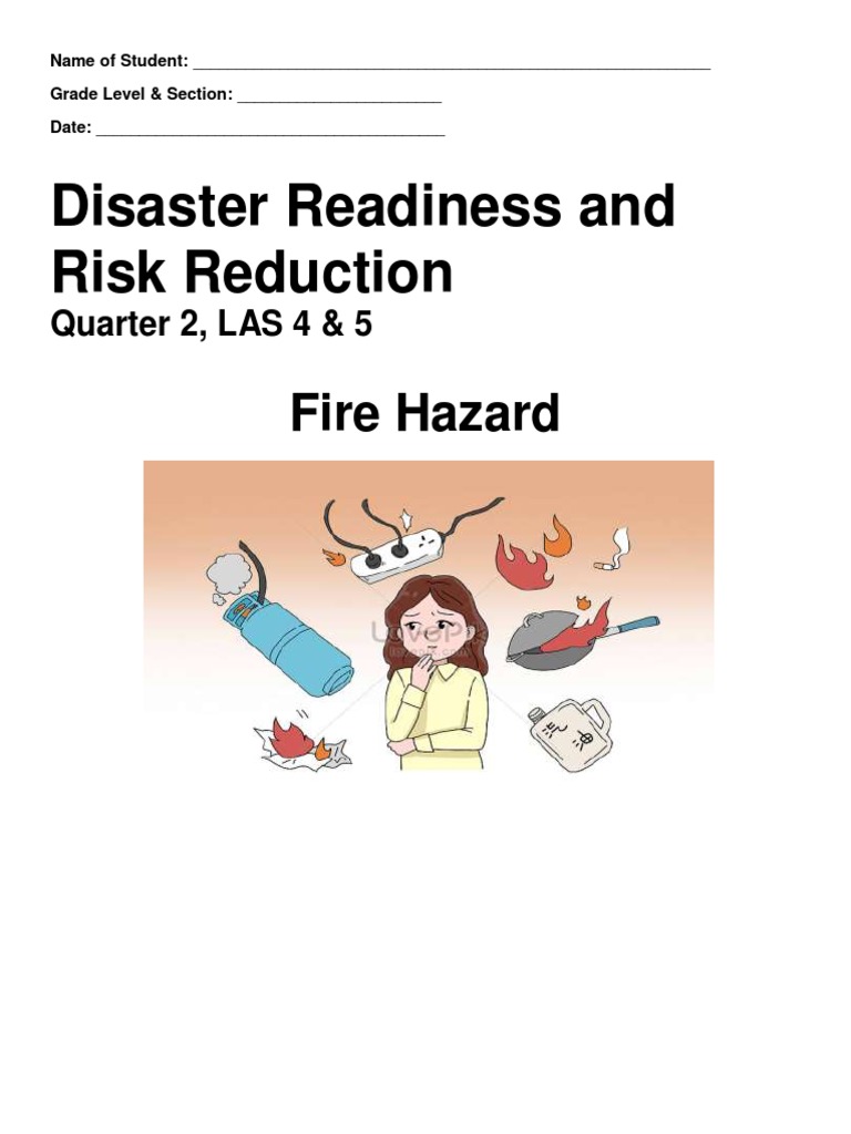 Disaster Readiness and Risk Reduction: Fire Hazard | PDF | Fires | Burn