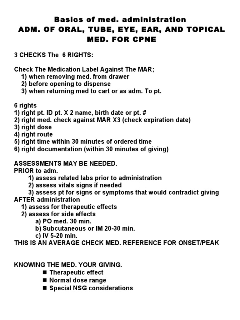 Basics of Med | PDF | Clinical Medicine | Drugs