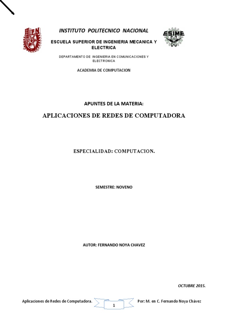 Apuntes de Aplicaciones de Redes 2 A | PDF | Servidor (Computación ...