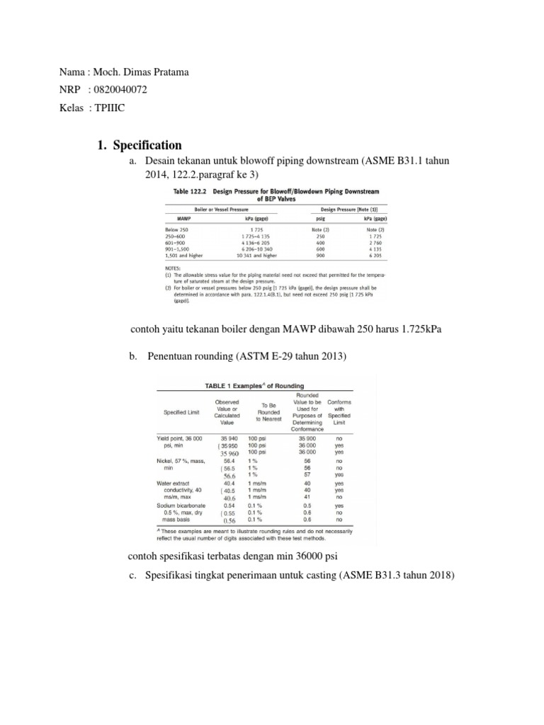 Key Definition Code & Standar Perpipaan Moch. Dimas Pratama - 0820040072 - Tpiiic | PDF