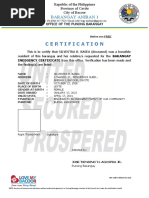 Bgy Tanod Id 1-2-2 | PDF | Philippines