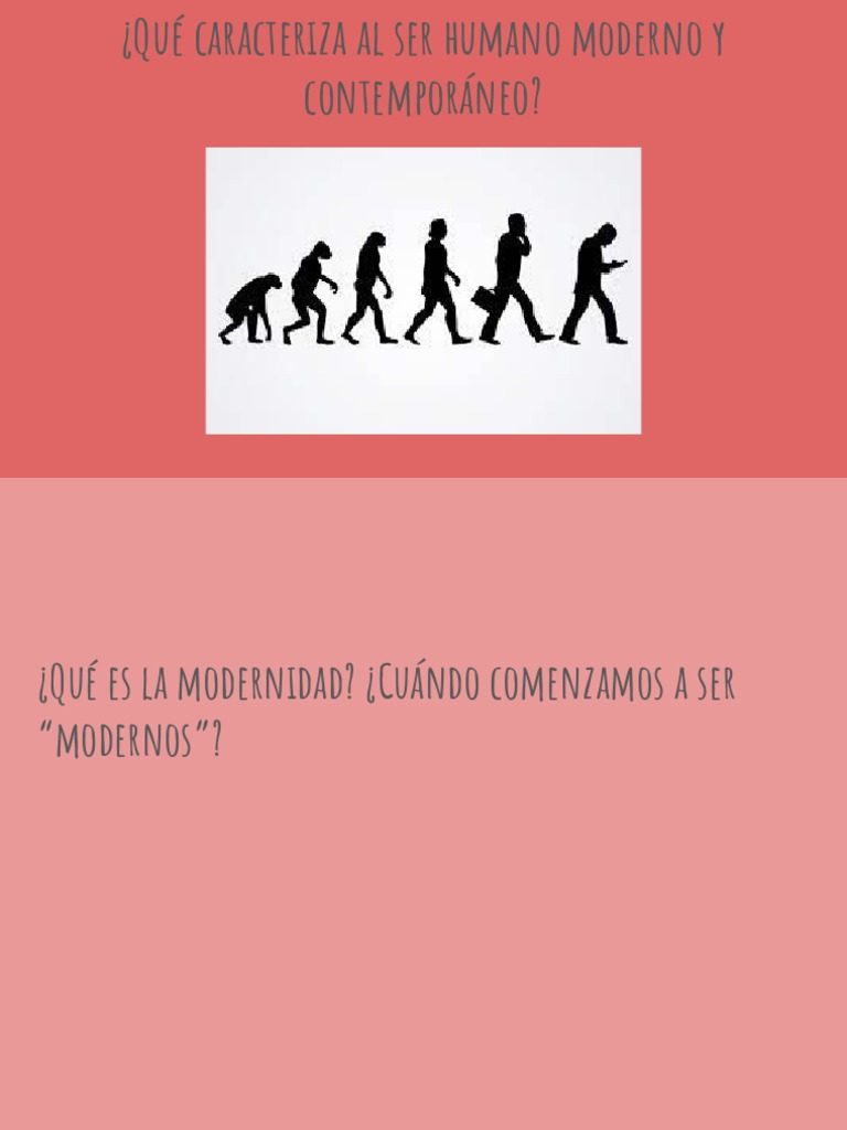 El Ser Humano Moderno y Contemporáneo. | PDF | Modernidad | Masa