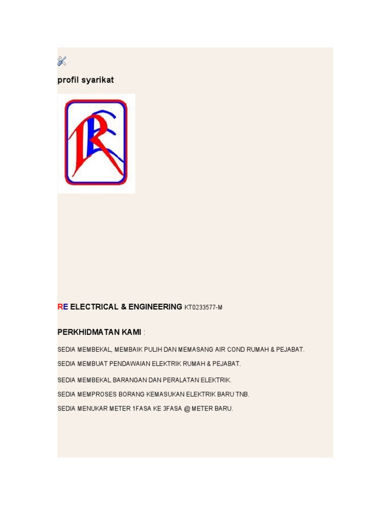 Profil Syarikat | PDF