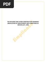 Bocw Act 1996 | PDF | Employment | Comptroller