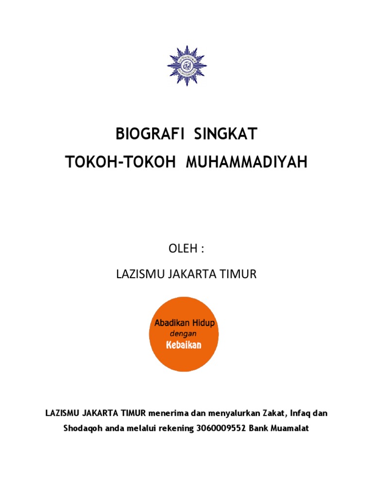 Biografi Singkat Tokoh Tokoh Muhammadiyah | PDF | Agama & Spiritualitas