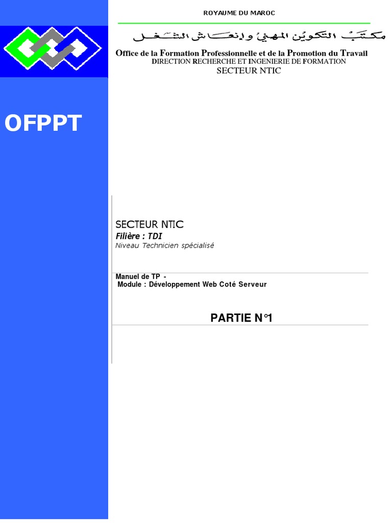 TP Développement Web Serveur | PDF | Internet et Web | Internet