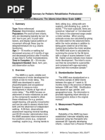Alberta Infant Motor Scale (AIMS) | PDF | Validity (Statistics ...
