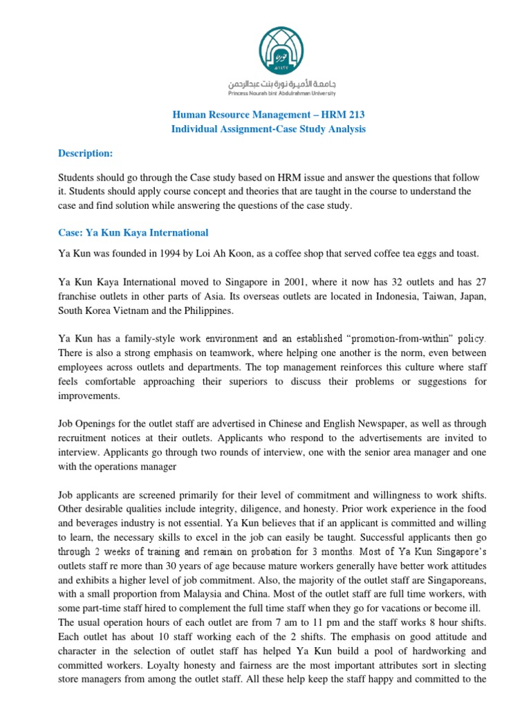 Case Study Assignment Guidelines | PDF | Cognition