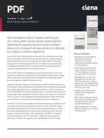 Ciena 6500 PDF | PDF | Wavelength Division Multiplexing | Computer Network