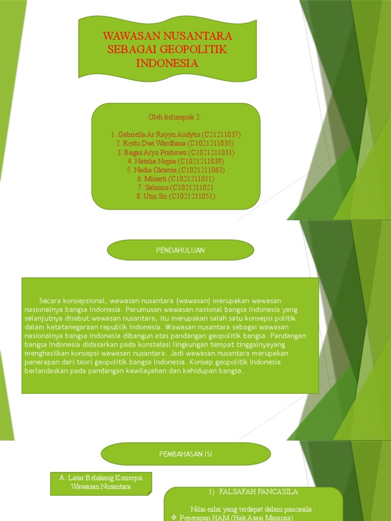 Wawasan Nusantara Sebagai Geopolitik Indonesia | PDF