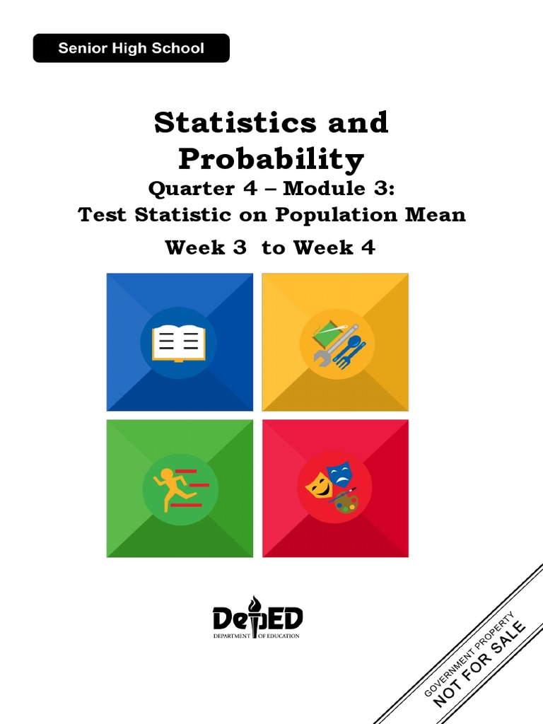 Test Statistics for Population Mean | PDF | P Value | Statistical ...
