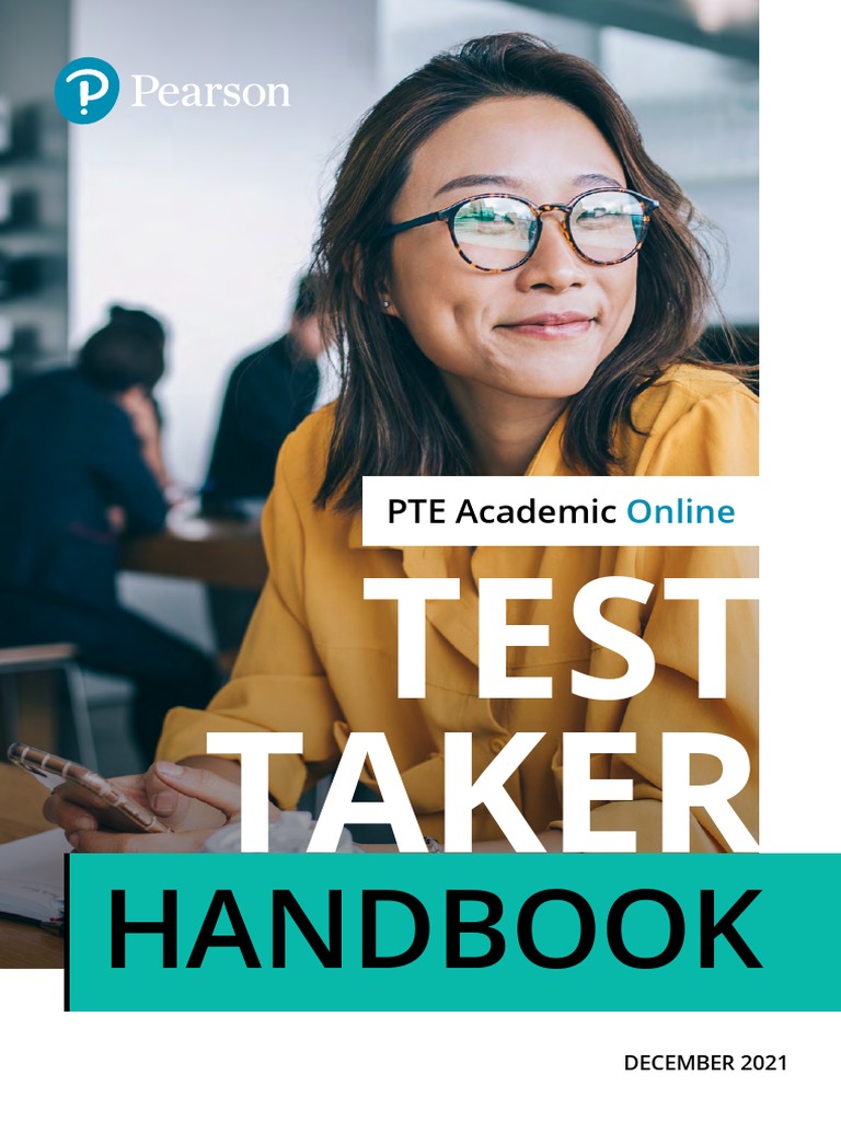 PTE Academic Online Test Taker Handbook V1 December 13 | Download Free ...