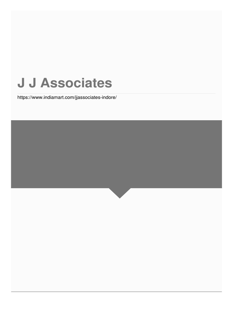 J J Associates | PDF | Career & Growth