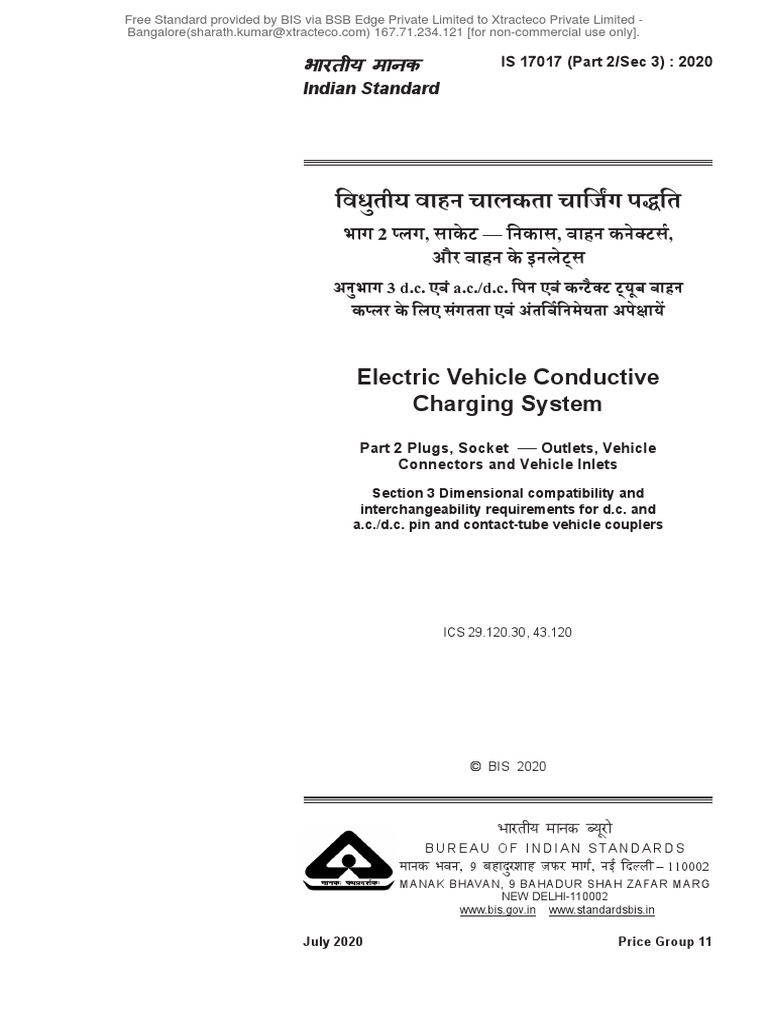Electric Vehicle Conductive Charging System | PDF | Electrical ...
