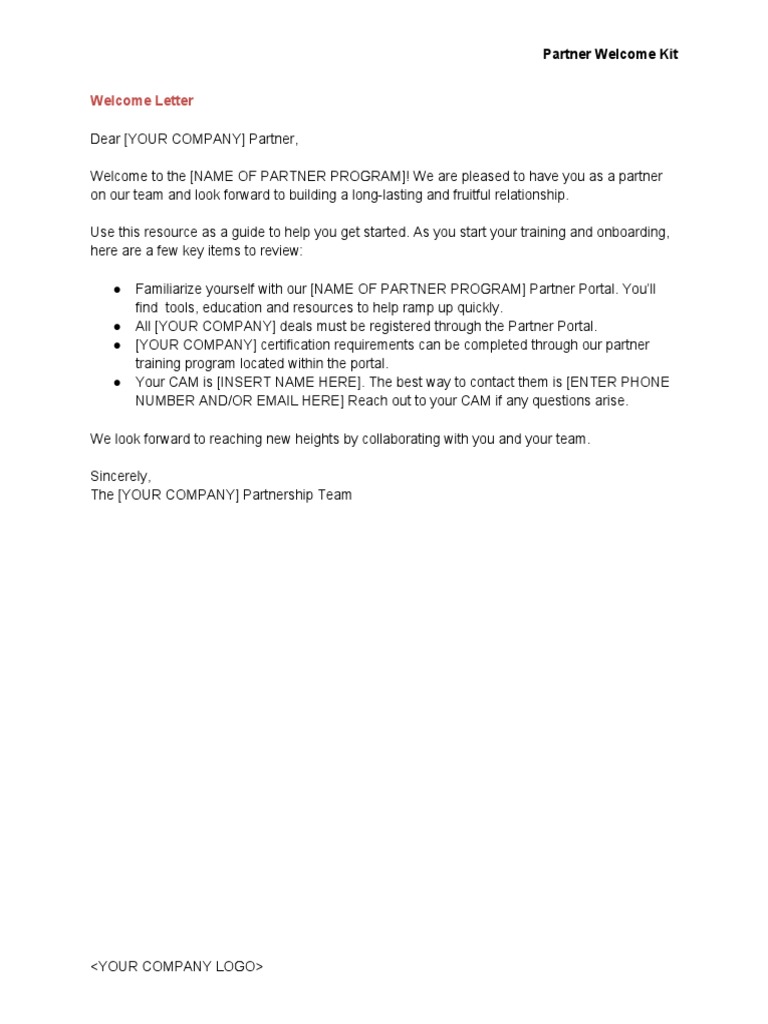 Channel Partner Welcome Kit 1 1 | PDF | Marketing Strategy | Marketing