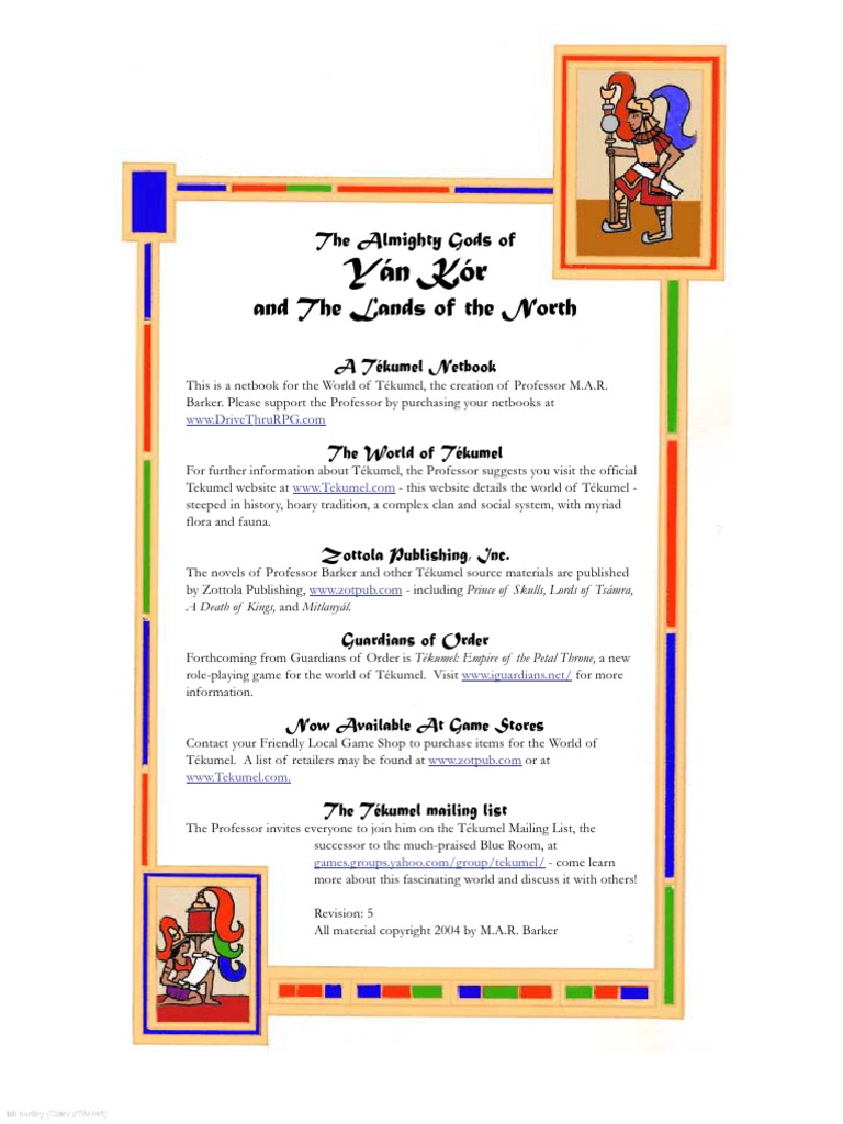 The Almighty Gods of Yan Kor | PDF | God