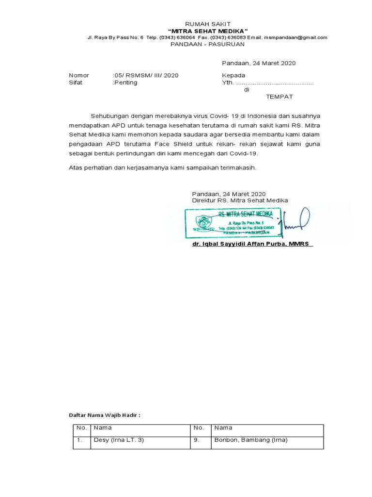 Permohonan Face Shield | PDF