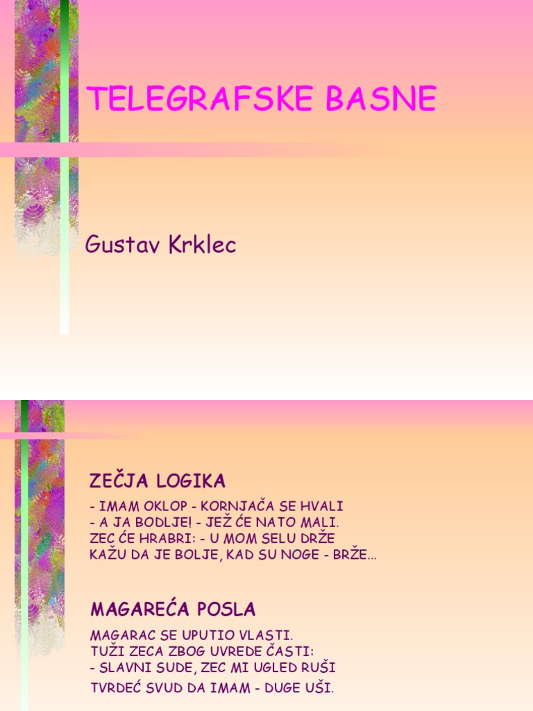 Telegrafske Basne 1 R Sonja | PDF