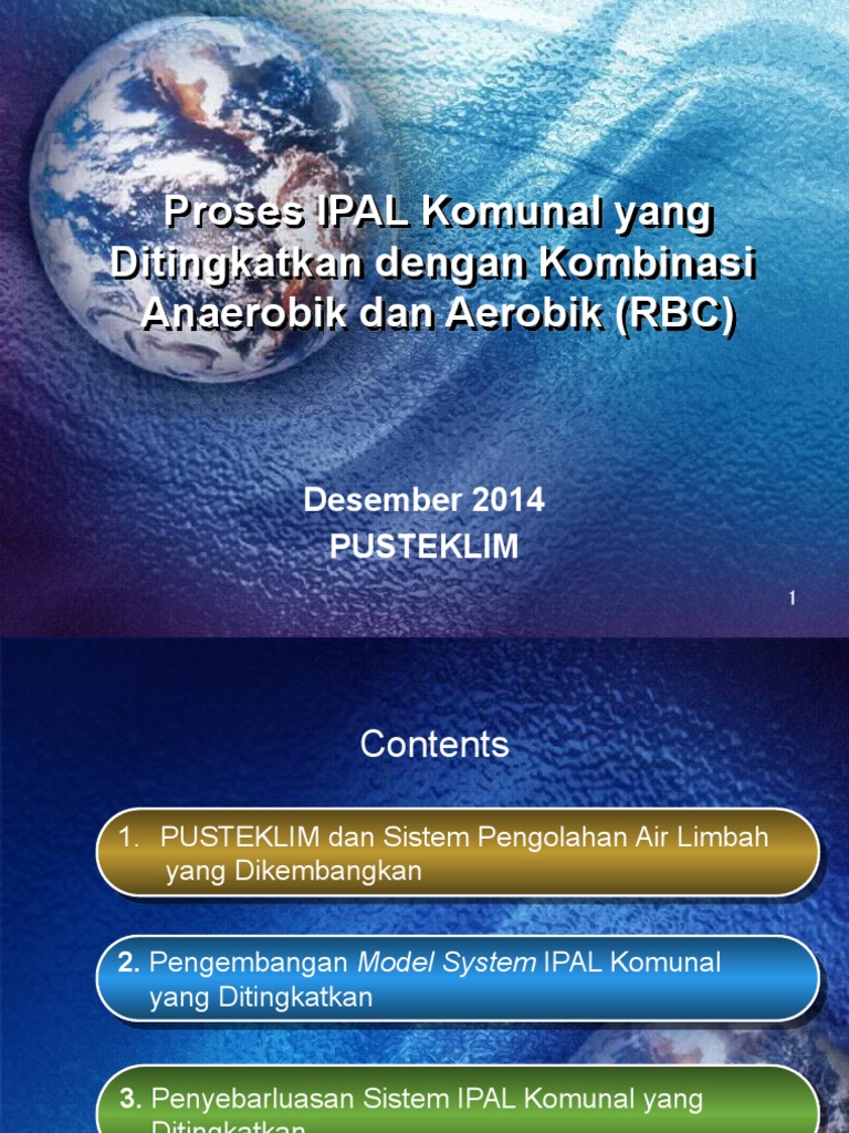 Proses IPAL Komunal Yang Ditingkatkan Des 2014 | PDF | Anaerobic ...