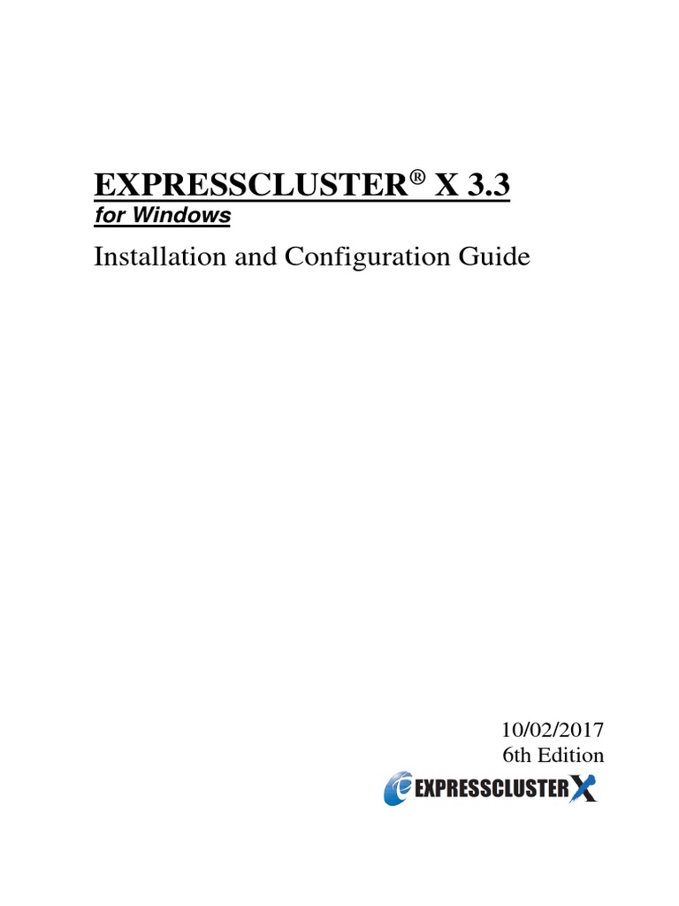 Expresscluster® X 33 Pdf Java Virtual Machine Server Computing 