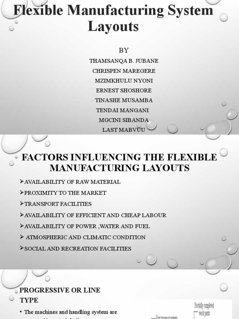 1 Flexible Manufacturing System Layouts | PDF | Automation | Business ...