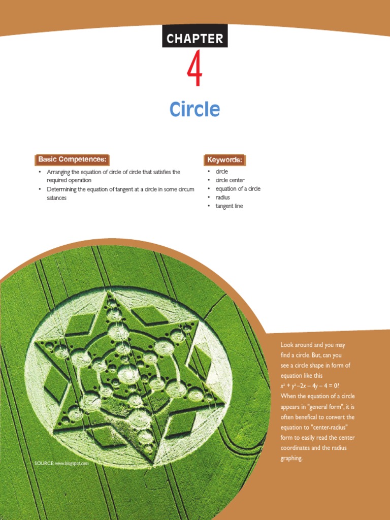 Circle: Keywords: Basic Competences | PDF | Circle | Tangent