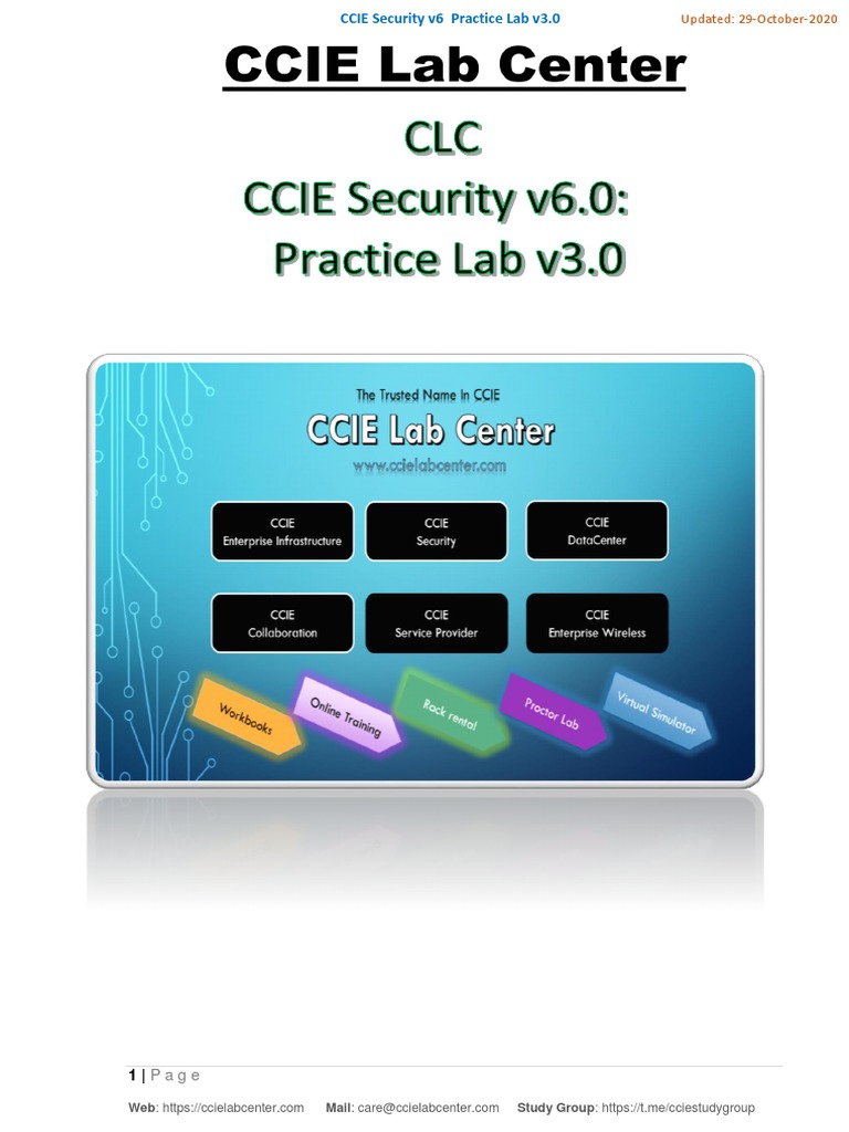 CLC CCIE Security v6.0 Practice Lab v3.0 | PDF | Ip Address | Router ...