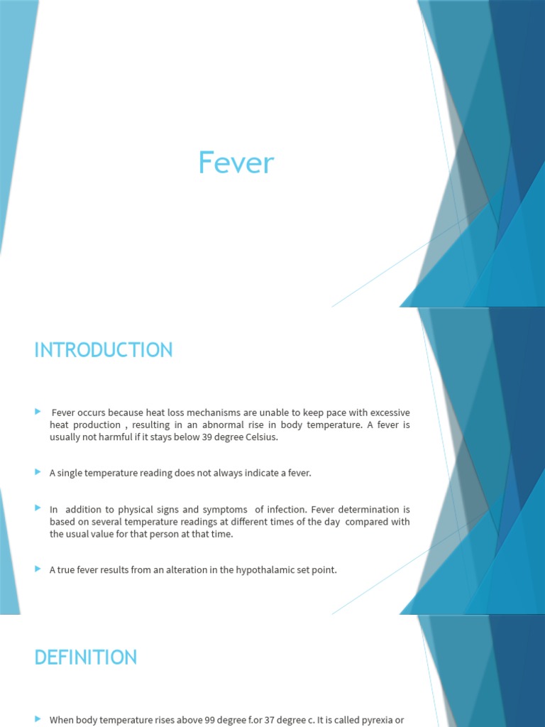 Understanding Fever: Causes, Types, Symptoms, Treatment, and Nursing ...