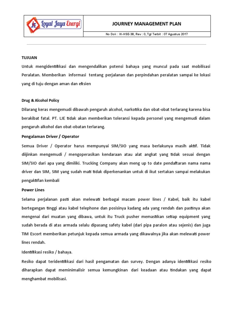 IK Journey Management Plan | PDF