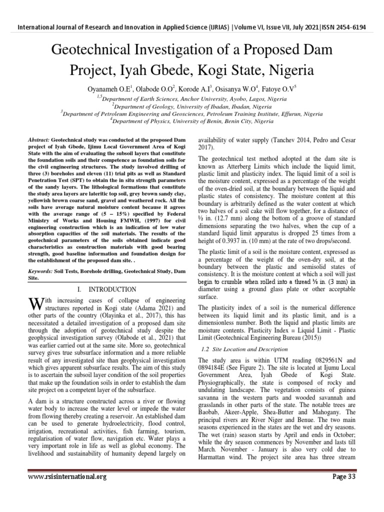 Geotechnic Paper Published | PDF | Earth Sciences | Natural Materials