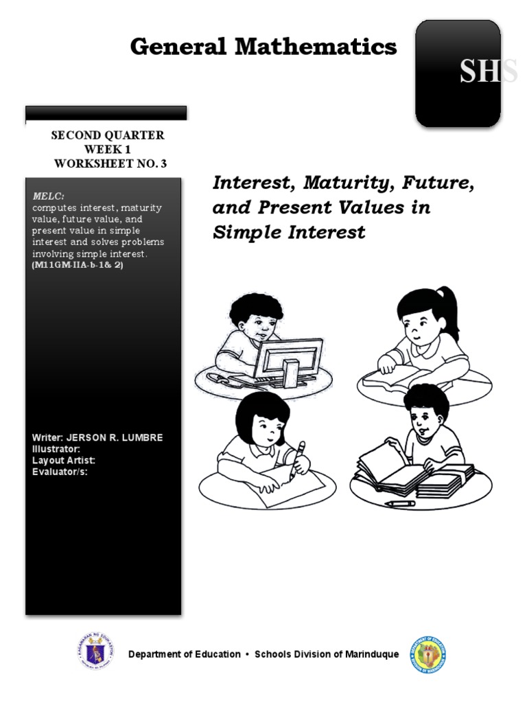 SHS-MATH-2nd Quarter 3 | PDF | Interest | Present Value