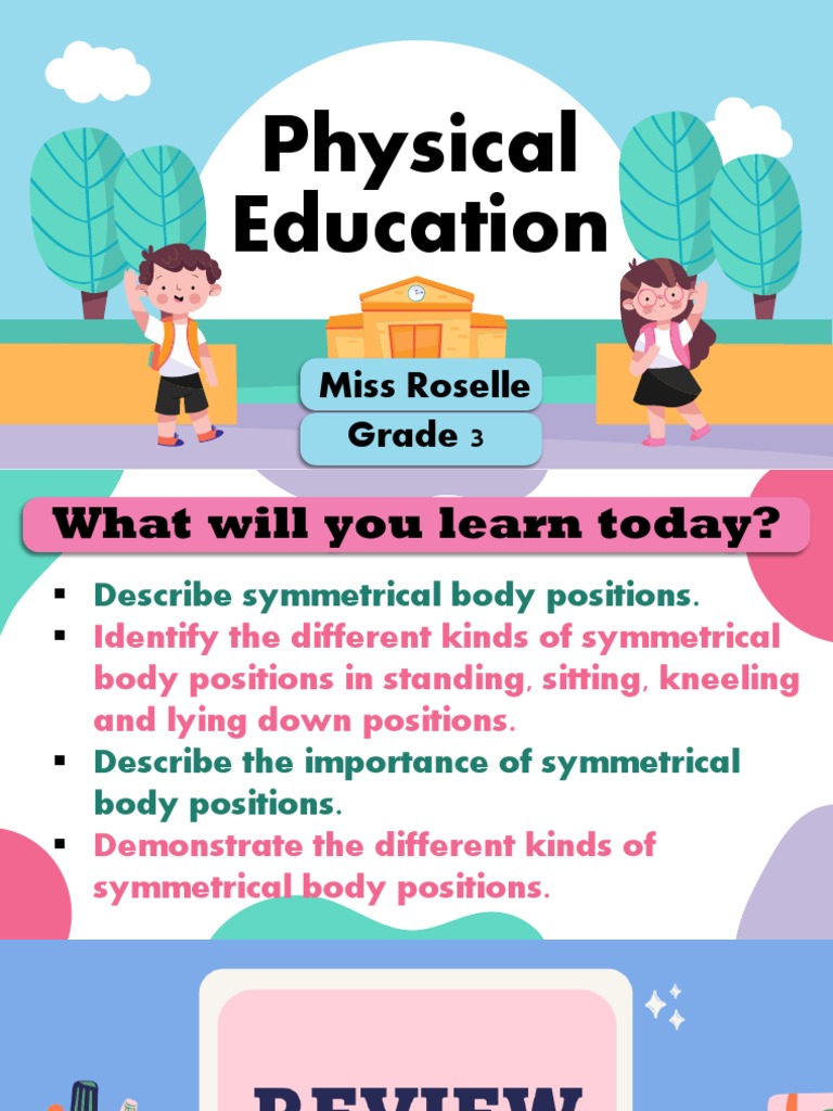 Symmetrical Body Positions for Grade 3 | PDF | Self-Improvement