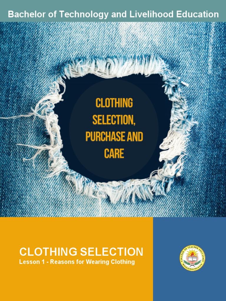 Lesson 1 - Reasons For Wearing Clothing | Download Free PDF | Clothing ...
