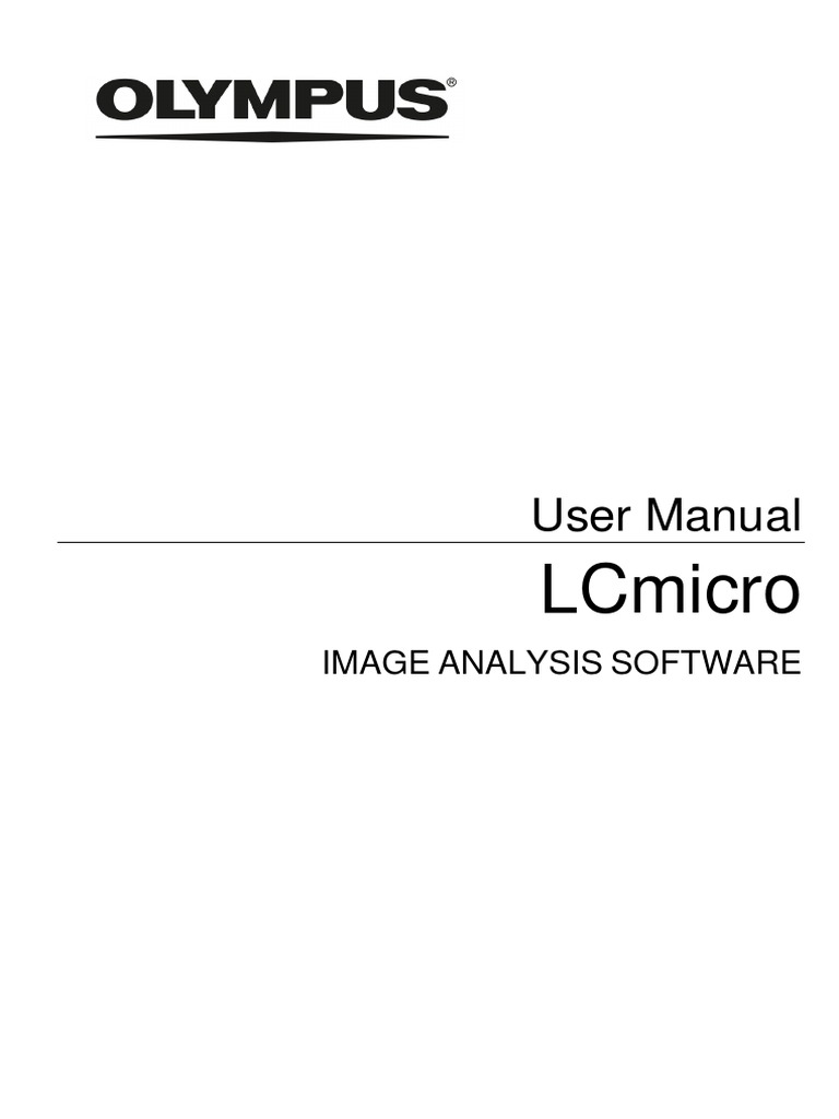 Lcmicro: User Manual | PDF | Exposure (Photography) | Image Resolution