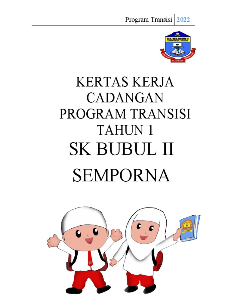 Program Transisi Tahun 1 SK Bubul 2 | PDF