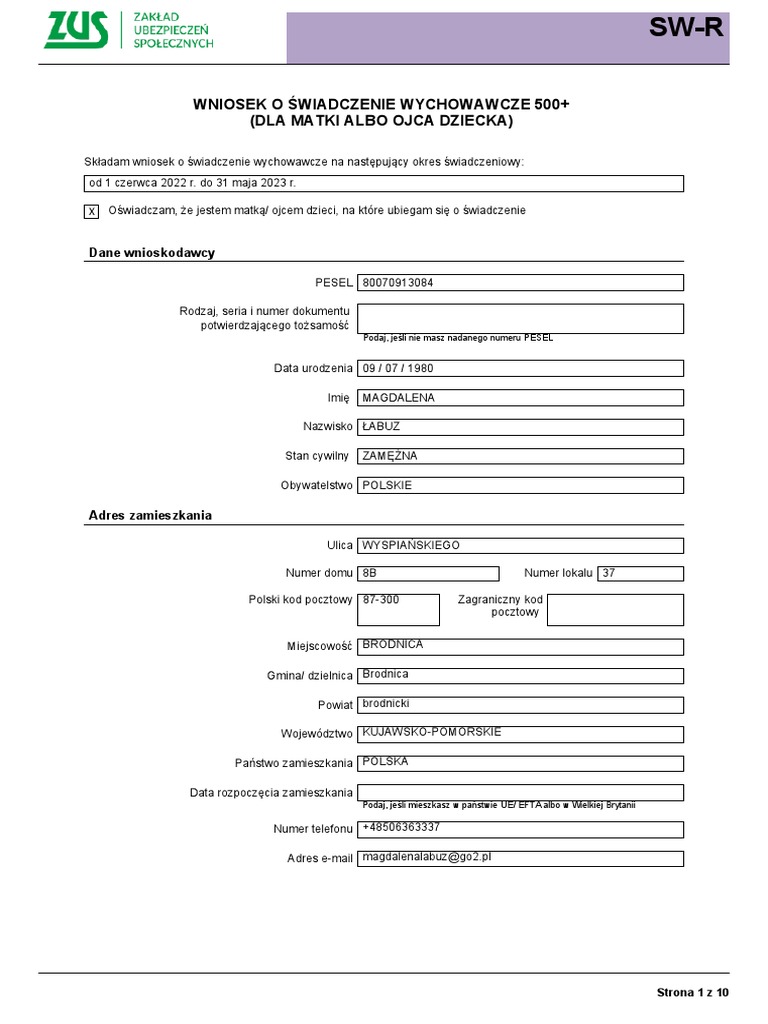 Wniosek | PDF Wniosek | PDF
