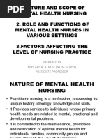 Standards of Psychiatric Nursing Practice | PDF | Nursing | Psychiatric ...