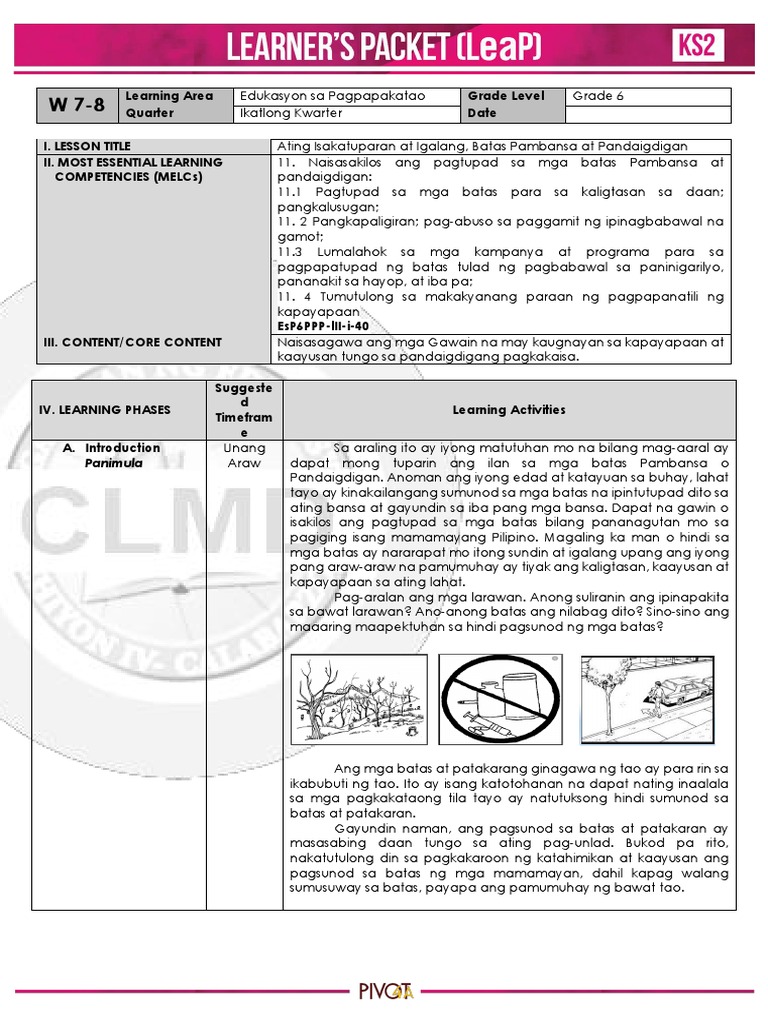 Esp6 Wk7 8 Final Pdf