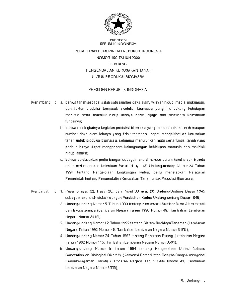 PP No.150 TH 2000 | PDF