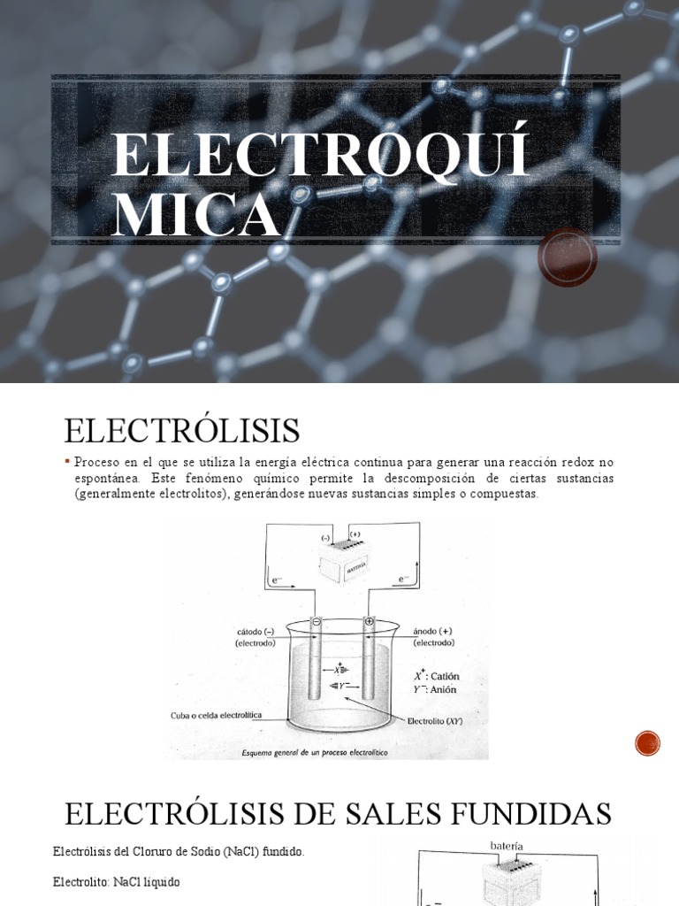 Electroquímica | PDF | Redox | Química