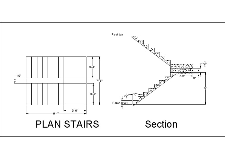 Plan Stairs Section: Roof Top | PDF