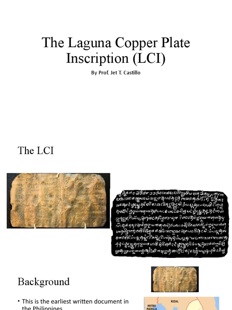 The Laguna Copper Plate Inscription (LCI) | PDF | Classics