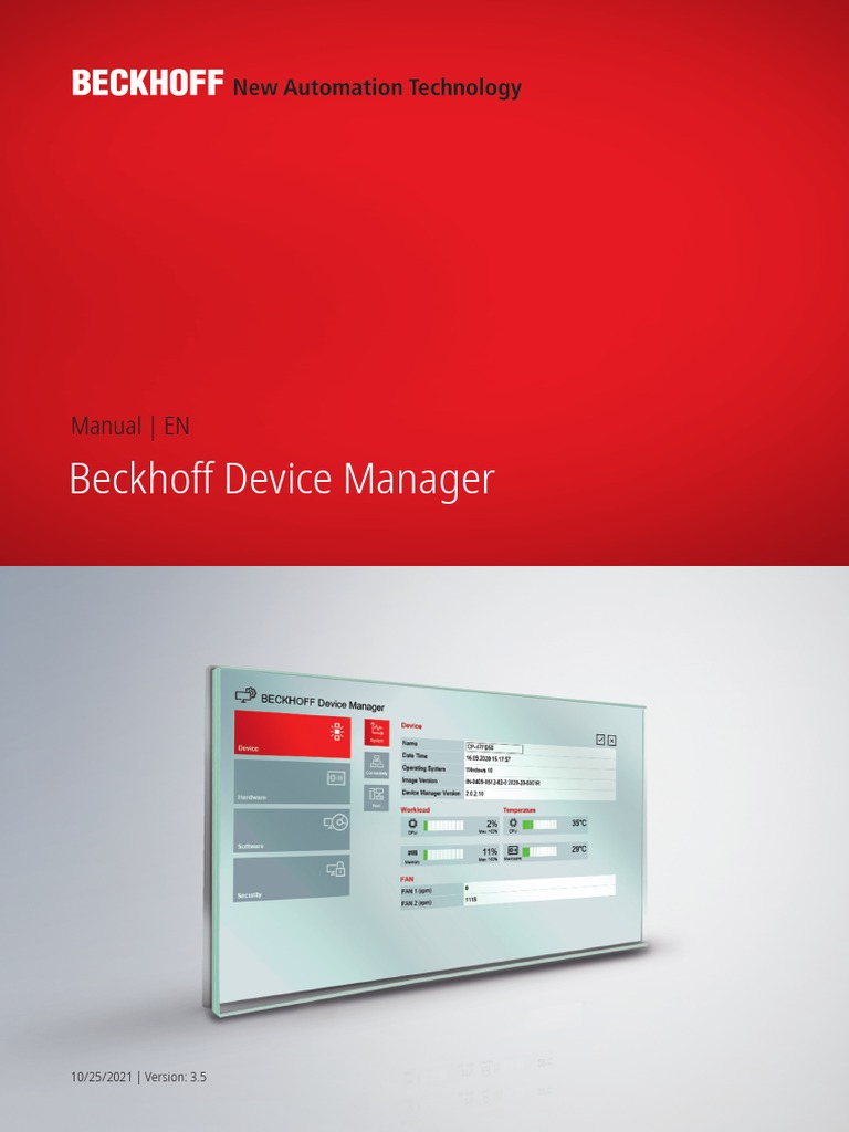 Beckhoff Device Manager: Manual - EN | PDF | Public Key Certificate ...