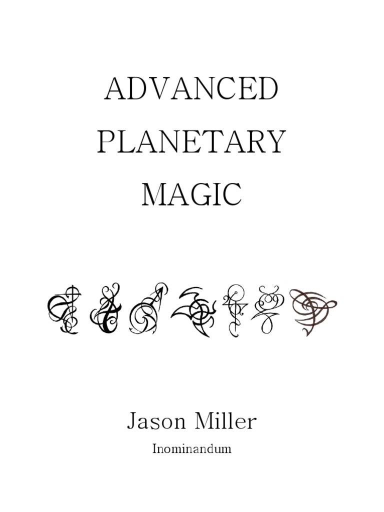 Advanced Planetary Magic Techniques | PDF | Planets